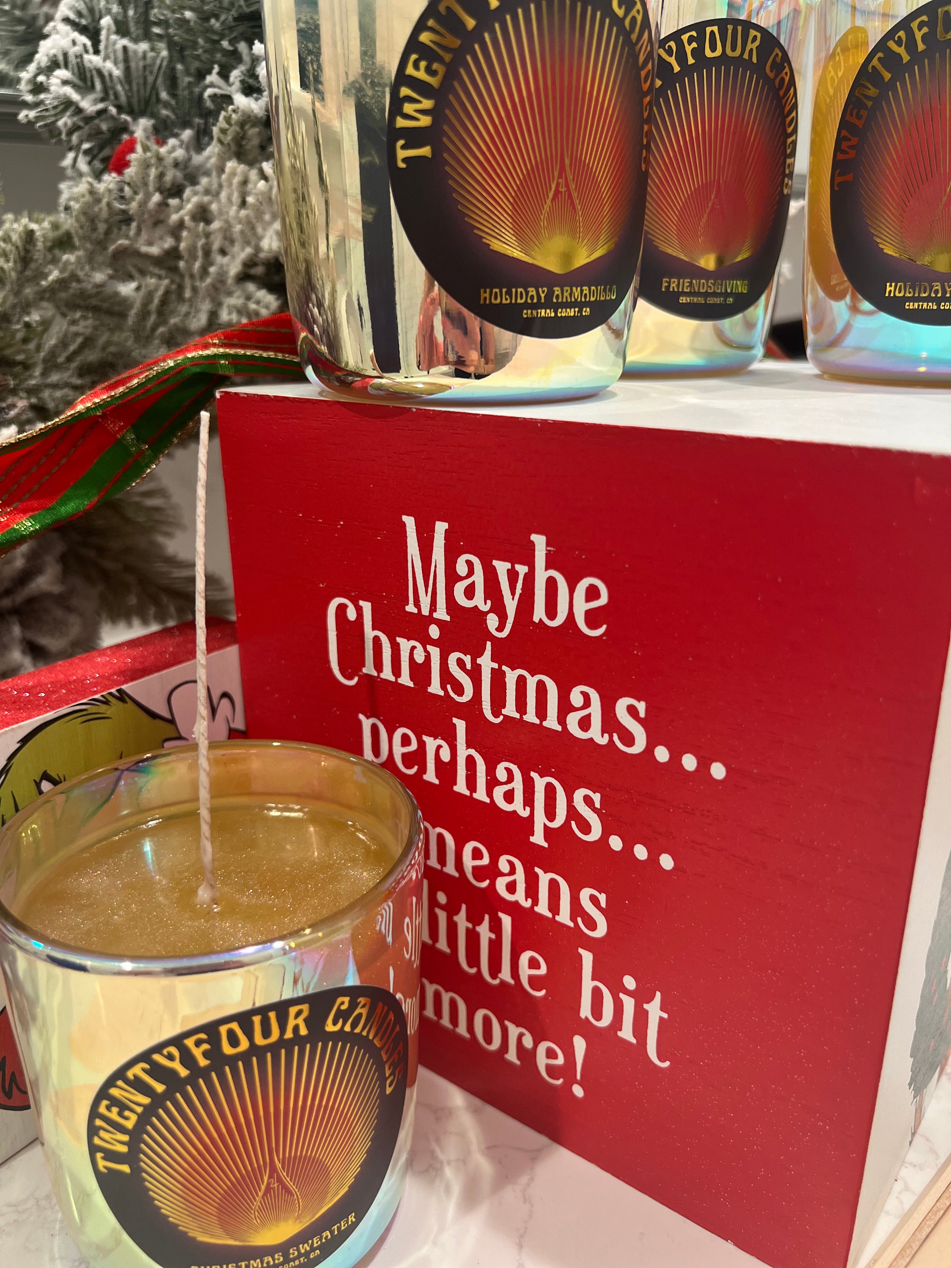Holiday Armadillo Candle – Twenty Four Candles